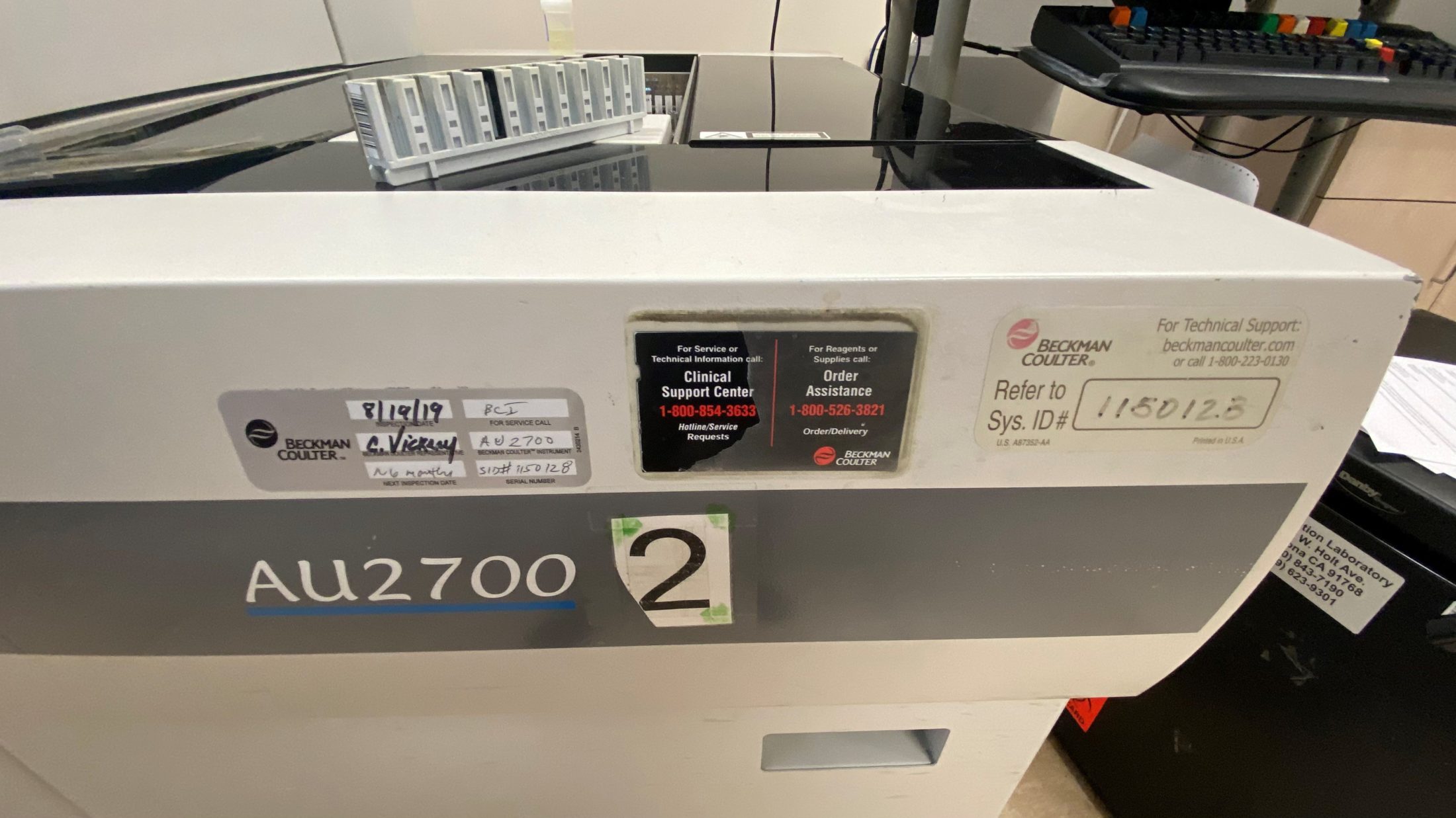 贝克曼库尔特AU2700化学分析仪-电弧科学kb体育官方 - kb体育正规吗